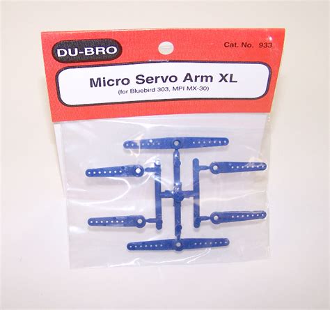 Dubro 933 Micro Servo Arm Xl Bluebird 303 Mpi Mx 30 6pk