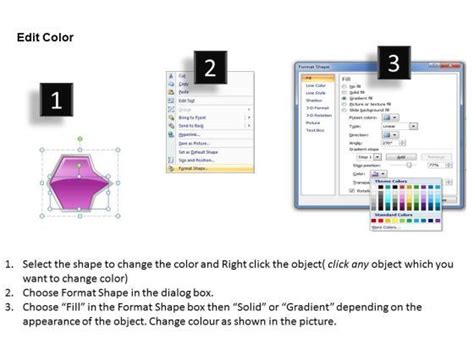 Ppt Horizontal Abstraction Of Octagonal Arrows 6 Power Point Stage Pink