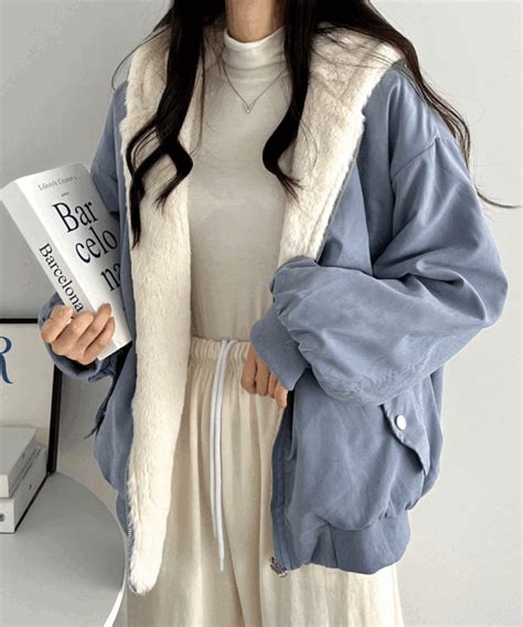 빠른출고🚀 밍크안감 리버시블 항공 점퍼 양면 밍크 양털 패딩 점퍼 무스탕 겨울양털잠바 에이블리