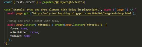 How To Perform Drag And Drop In Playwright Software Testing Tutorials