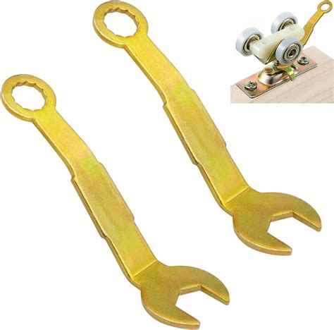 2 Packs Pivot Adjustment Wrench For Sliding Door Hanger Bi Fold Closet