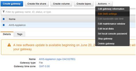 Configuring Storage Gateway For Backup Knowledge Base