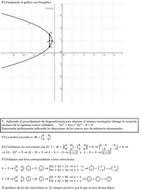 2º Parcial F Álgebra Y Geometría Analítica 2013 Utn