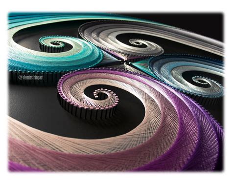 fibonacci string art mandala wall hanging geometric stringart etsy