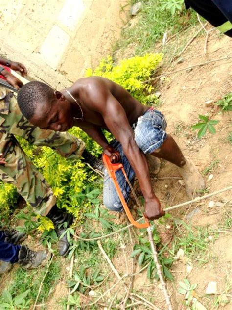 Dangerous Cable Thief Busted At Obuasi