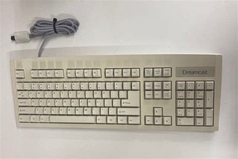 Genuine Sega Official Dreamcast Keyboard The Game Experts