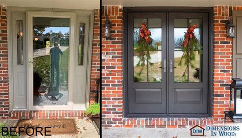 Double Front Door Dimensions