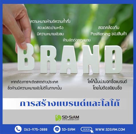 แบรนด์สินค้าถือเป็นสำคัญที่ทำให้ธุรกิจประสบความสำเร็จ ลูกค้ารู้จักและ