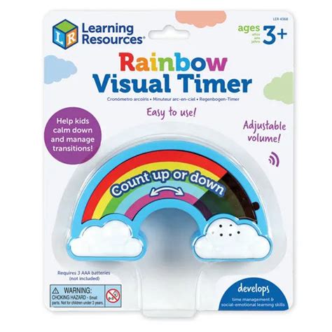 Rainbow Visual Timer Educational Vantage