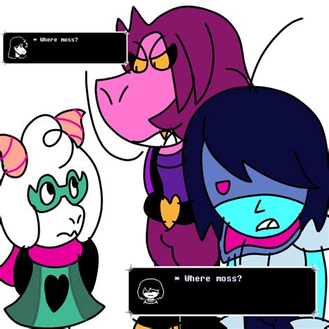 Kris And Susie When Theres No Moss In The New Dark World Rdeltarune