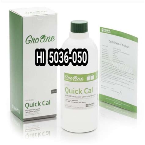 Promo HI 5036 050 GroLine Quick Cal PH EC TDS Calibration Solution 500