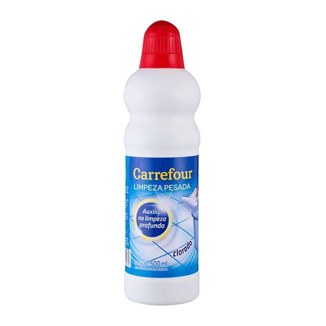 Limpador Multiuso Carrefour Limpeza Pesada Com Cloro 500ml Carrefour