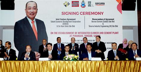 Loji Klinker Dan Simen Bersepadu Bakal Dibina Di Tongod Sabah Baru