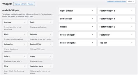 Wordpress Widgets The Complete Guide