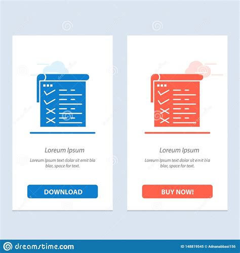 Checklist Testing Report Qa Blue And Red Download And Buy Now Web