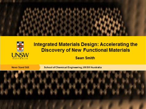 Pdf Integrated Materials Design Accelerating The Discovery · Pdf Fileintegrated Materials