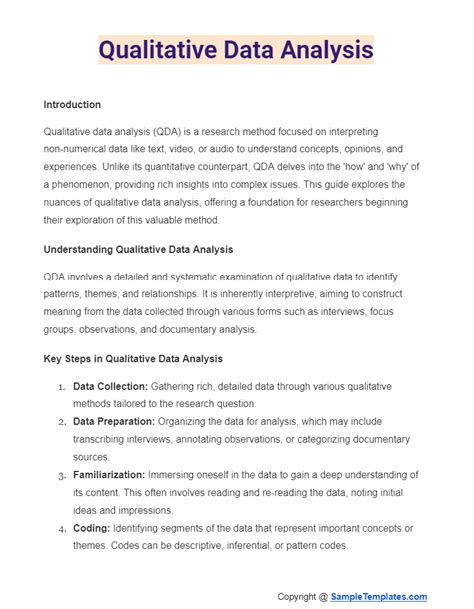 FREE 23 Sample Data Analysis Templates In Excel