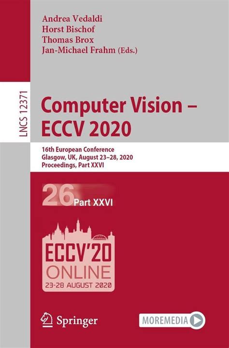 lecture notes in computer science 12371 computer vision eccv 2020