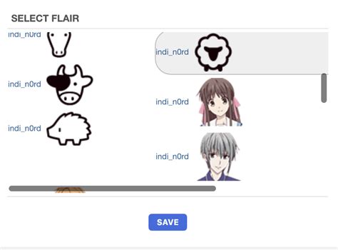 Users Can Assign Their Own Flairs Now R FruitsBasket