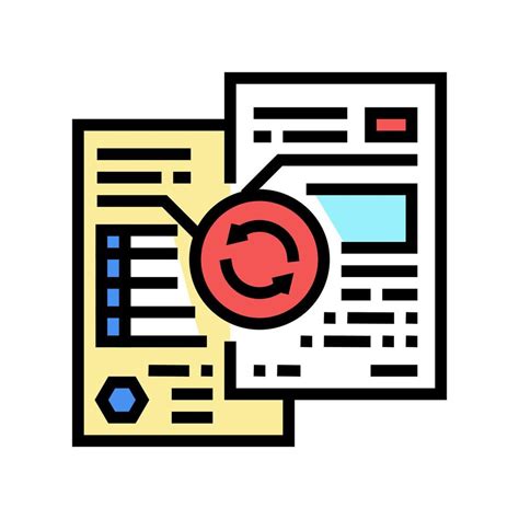 Comparative Analysis Color Icon Vector Illustration 10392891 Vector Art