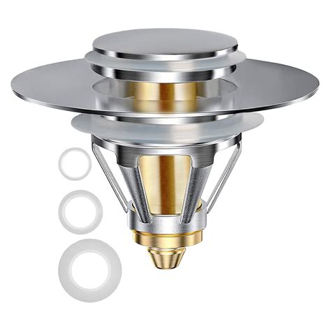 Basin Up Drain Filter Bathroom Sink Drain Without Overflow