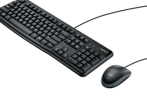 Logitech Desktop Mk120 Keyboard Usb Qwerty Uk International Black Buy
