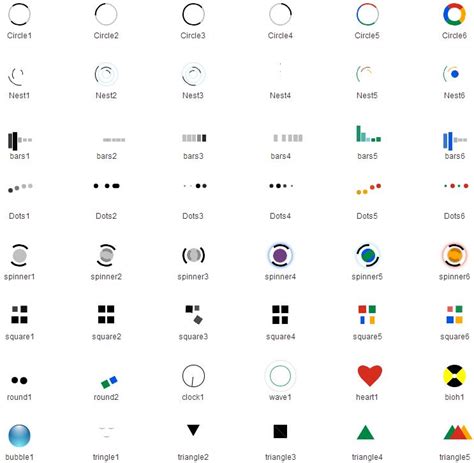 50个纯css3加载动画效果