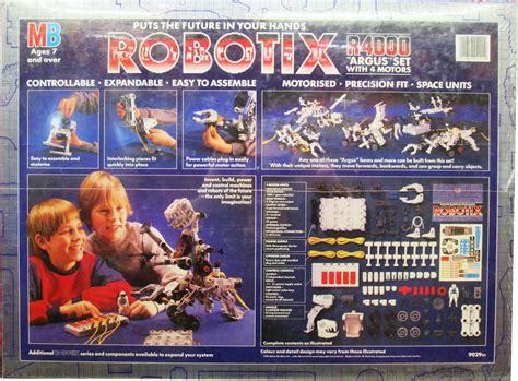 Robotix R4000 Argus Set With 4 Motors Mb Milton Bradley