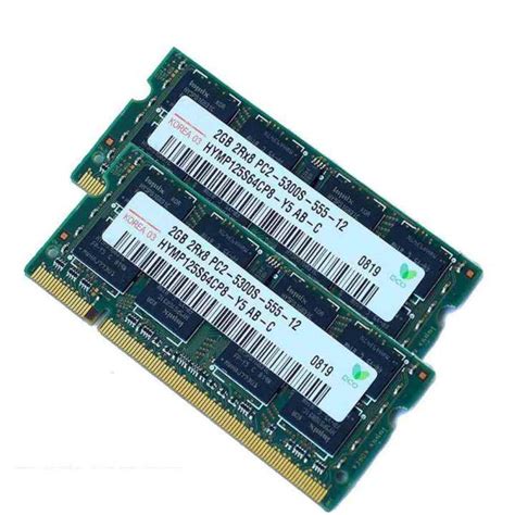4gb 2pcs 2gb Ddr2 667 667mhz Pc2 5300 200pin Laptop Notebook Sodimm Memory Ram Lazada