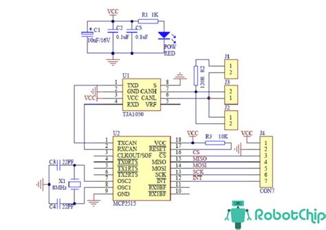 Подключение Mcp2515 к Arduino Robotchip