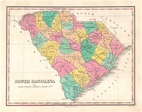 South Carolina Geographicus Rare Antique Maps