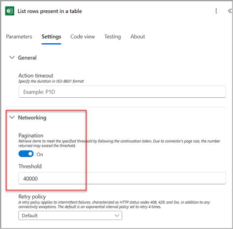 power automate how to read more than 256 rows from an excel table