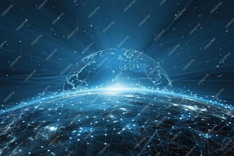 Premium Photo Big Data Complex World Globe Graphic Abstract Background Communication