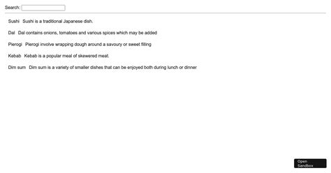 Final Exam Forked Codesandbox