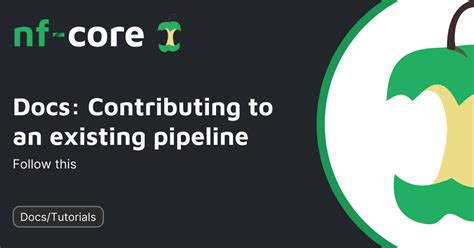 docs contributing to an existing pipeline