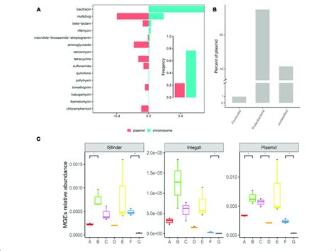 Distribution Of Args In Mobile Genetic Elements Mges And