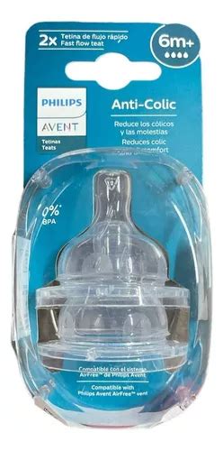 Chupón Tetilla Para Biberon Philips Avent Anti Cólicos Envío Gratis