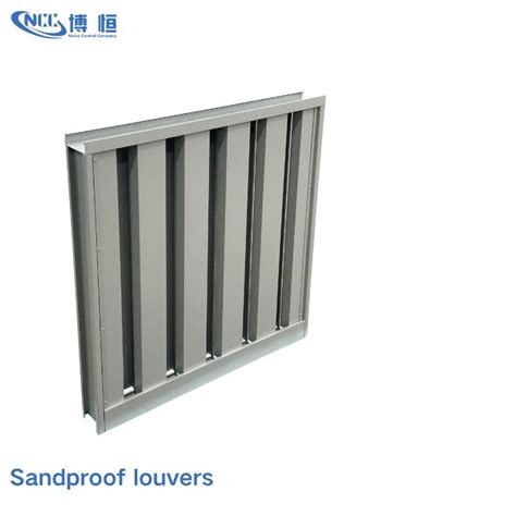 Ncc Aluminum Sand Trap Louvers European Standard And American Standard