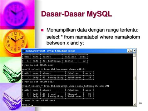Ppt Pengenalan Database Mysql Powerpoint Presentation Free Download