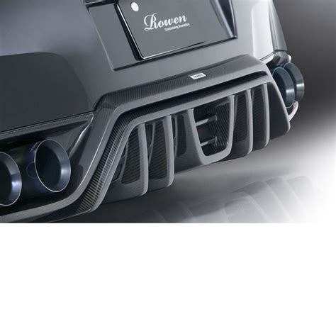 Rowen Rear Racing Diffuser Frp For Nissan Gt R R35 2011 2016