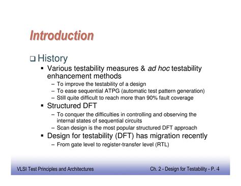 VLSI Design For Testability Notes For Ece PDF Computer Software And Applications Computing