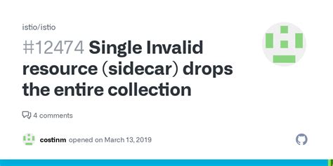 Single Invalid Resource Sidecar Drops The Entire Collection · Issue