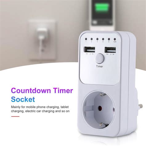 Countdown Timer Switch Smart Control Plug In Socke Grandado