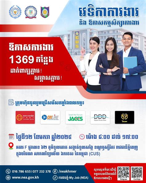 Nea ក្រសួងការងារ និងបណ្តុះបណ្តាលវិជ្ជាជីវៈ