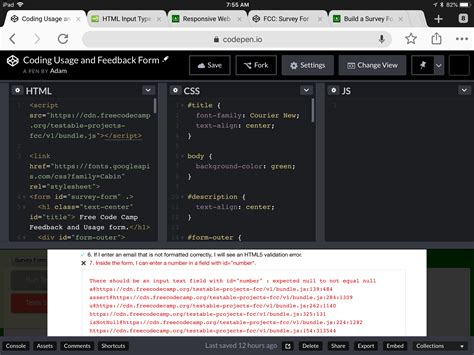 Help With Survey Form User Story 7 The Freecodecamp Forum