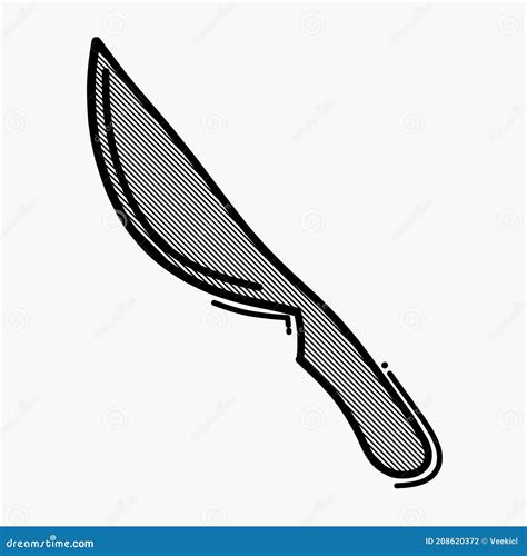 Scalpel Doodle Vector Icon Drawing Sketch Illustration Hand Drawn Line Eps10 Stock Vector