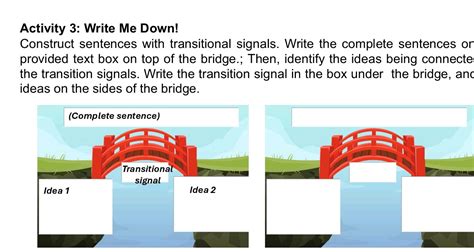Activity 3 Write Me Down Construct Sentences StudyX