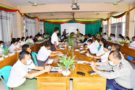 ကျောက်ဖြူမြို့၌ ခရိုင်မြို့နယ်အဆင့် ဌာနဆိုင်ရာများ၏ စုပေါင်းမဟာဘုံကထိန