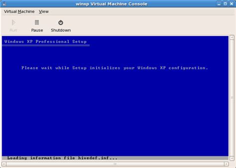Rhel5 Virtualization Guide 62 Installing A Windows Xp Guest As A Fully Virtualized Guest