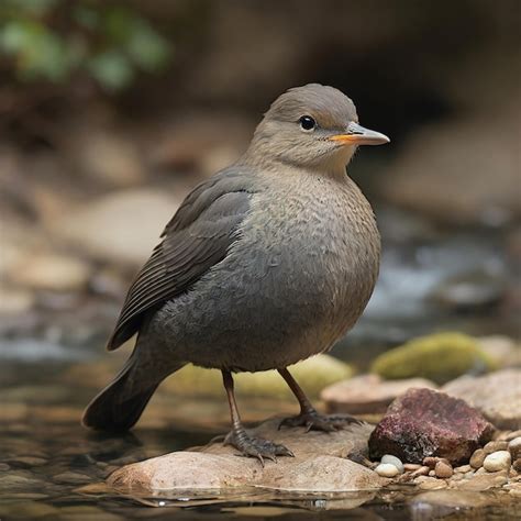 Beautiful Photo Of The Levant American Dipper Bird Ai Generated